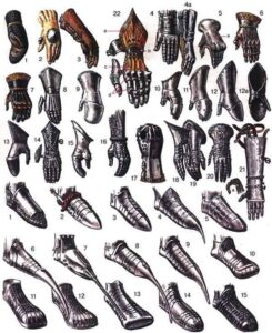 Medieval Armour: Sabatons or Sollerets. Types of Sabatons, Uses, History