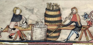 Medieval Occupations and Jobs: Medieval Fletcher or Arrow Maker